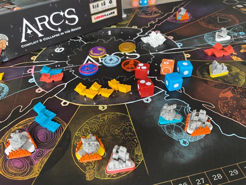 Arcs Board Game Cities and Starports - Etsy