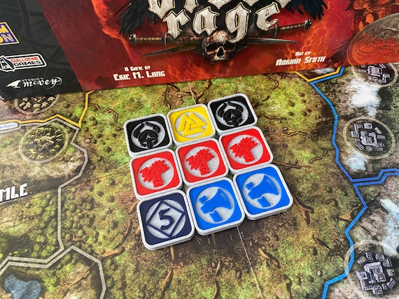 Blood Rage Board Game Pillage Tokens - Etsy