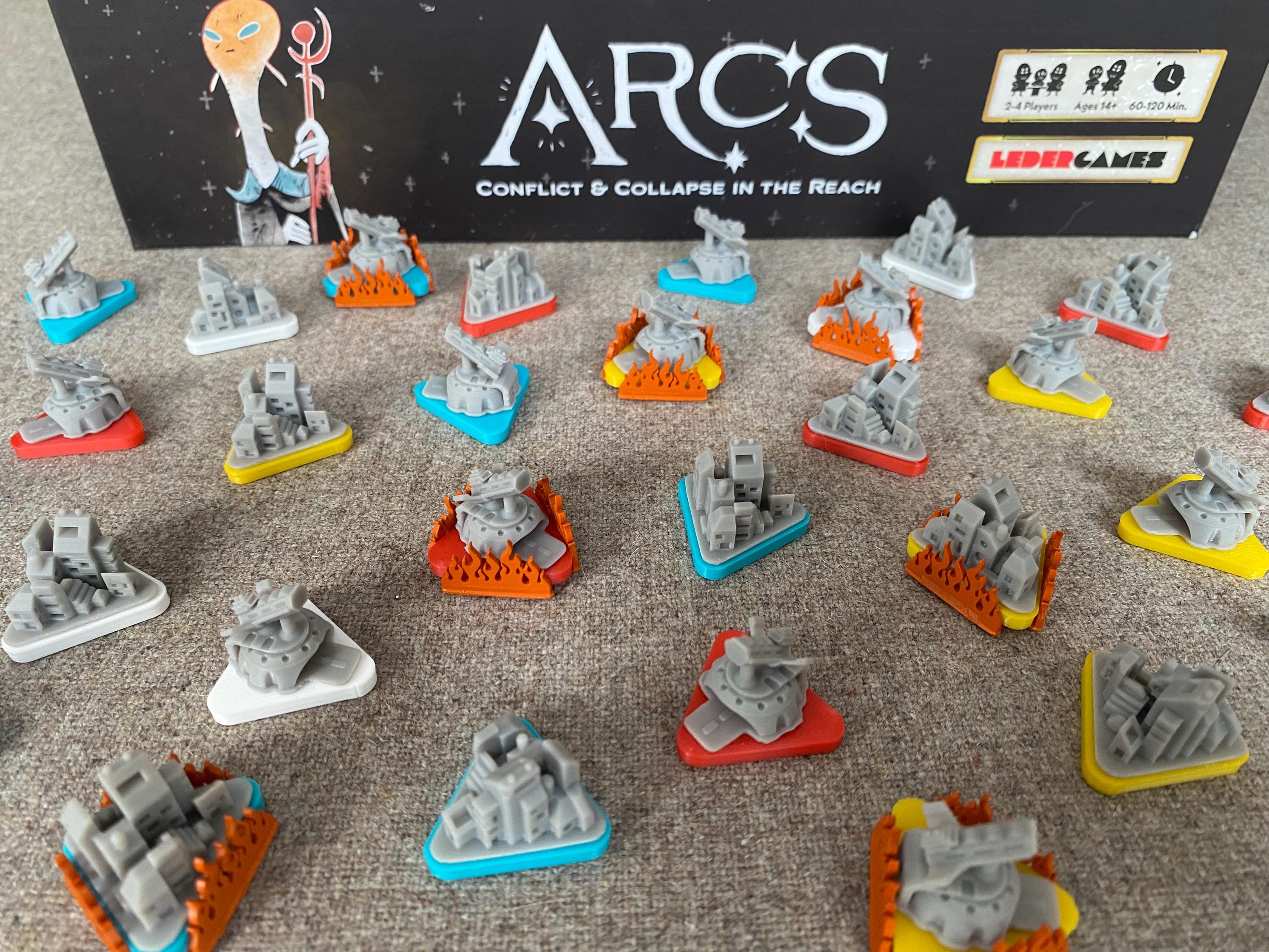 Arcs Board Game Cities and Starports - Etsy