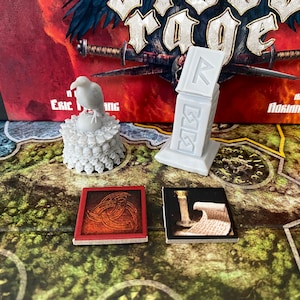 Blood Rage Board Game - Unofficial Ragnarok Tiles - Regular & Playmat ...