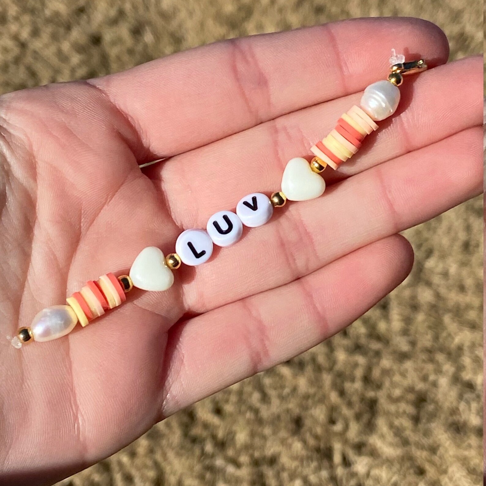 Beaded Keychain, Trendy Keychain, Backpack Charm, Keychain - Etsy