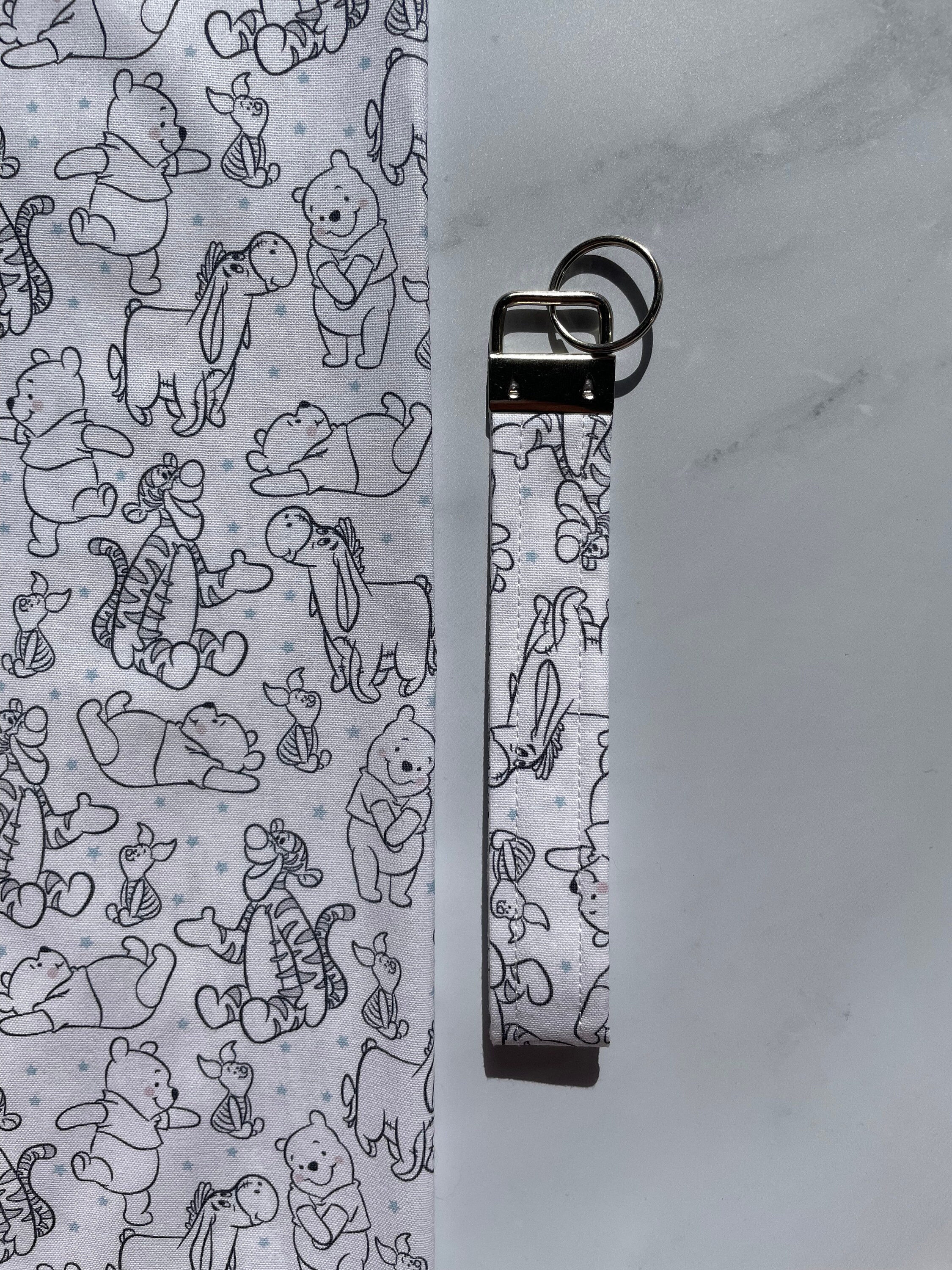 Winnie the Pooh Key Fob // Winnie the Pooh Key Fob Wristlet // Winnie ...
