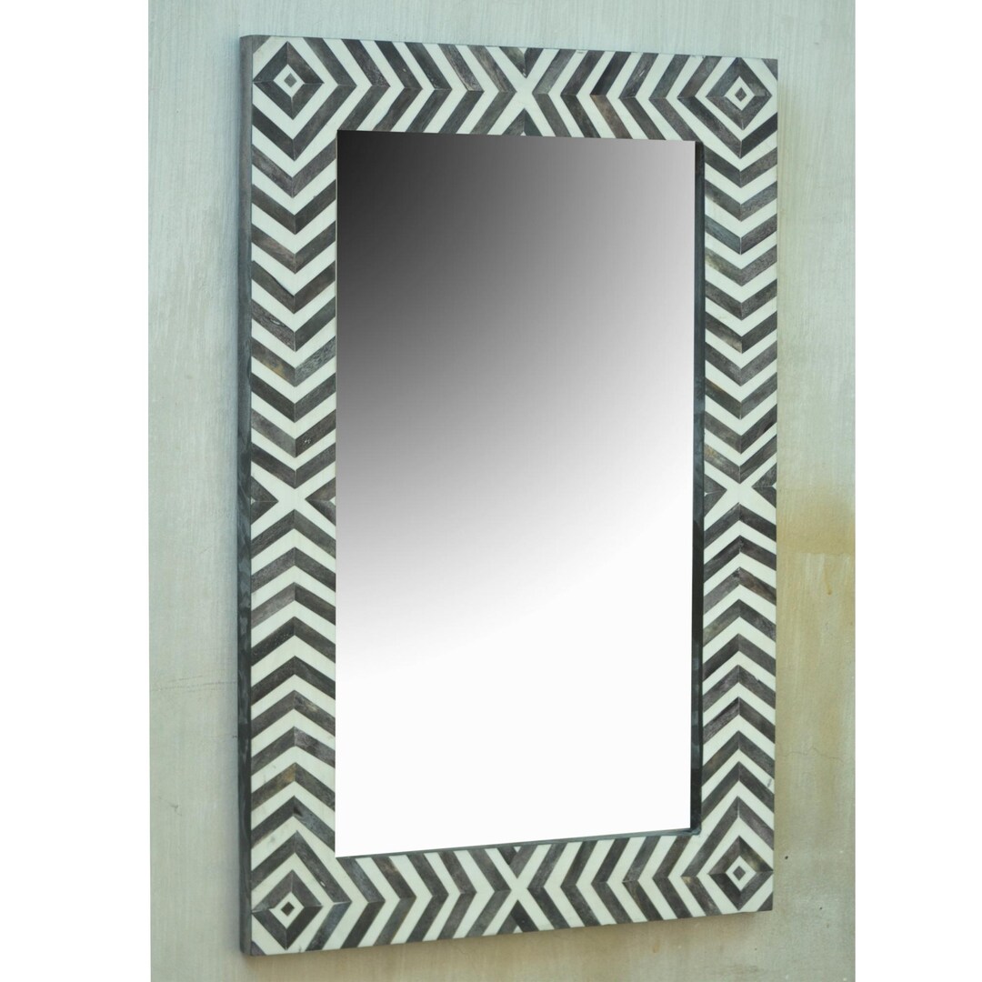 Handmade Bone Inlay Mirror Frame - Etsy