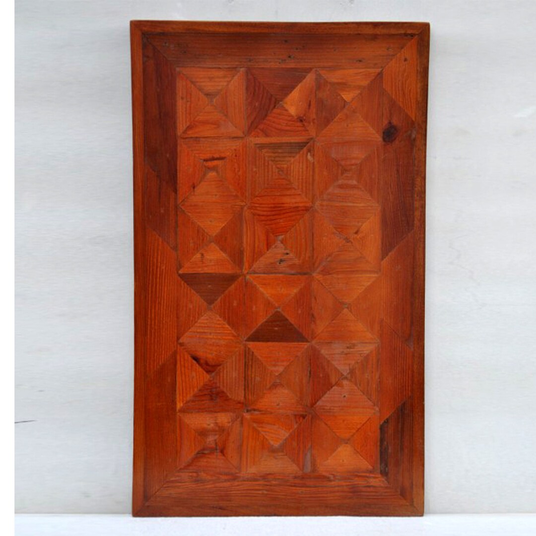 Handmade Rustic Reclaimed Geometric Wooden Table Top - Etsy