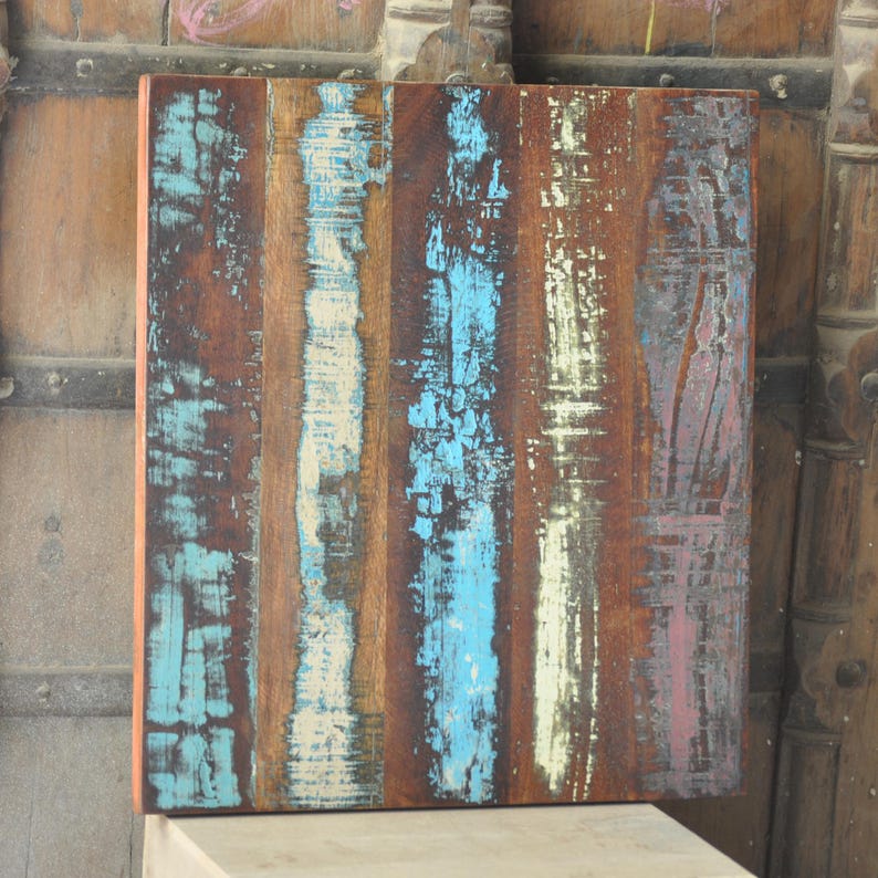Handmade Rustic Reclaimed Wood Table Top - Etsy