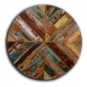 Handmade Rustic Reclaimed Wooden Table Top / Coffee Table Top / Dining ...