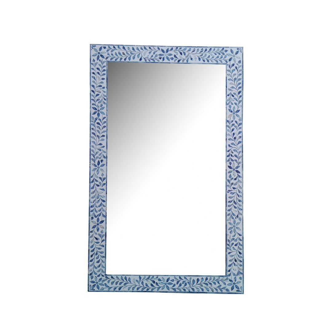 Handmade Bone Inlay Mirror Frame - Etsy