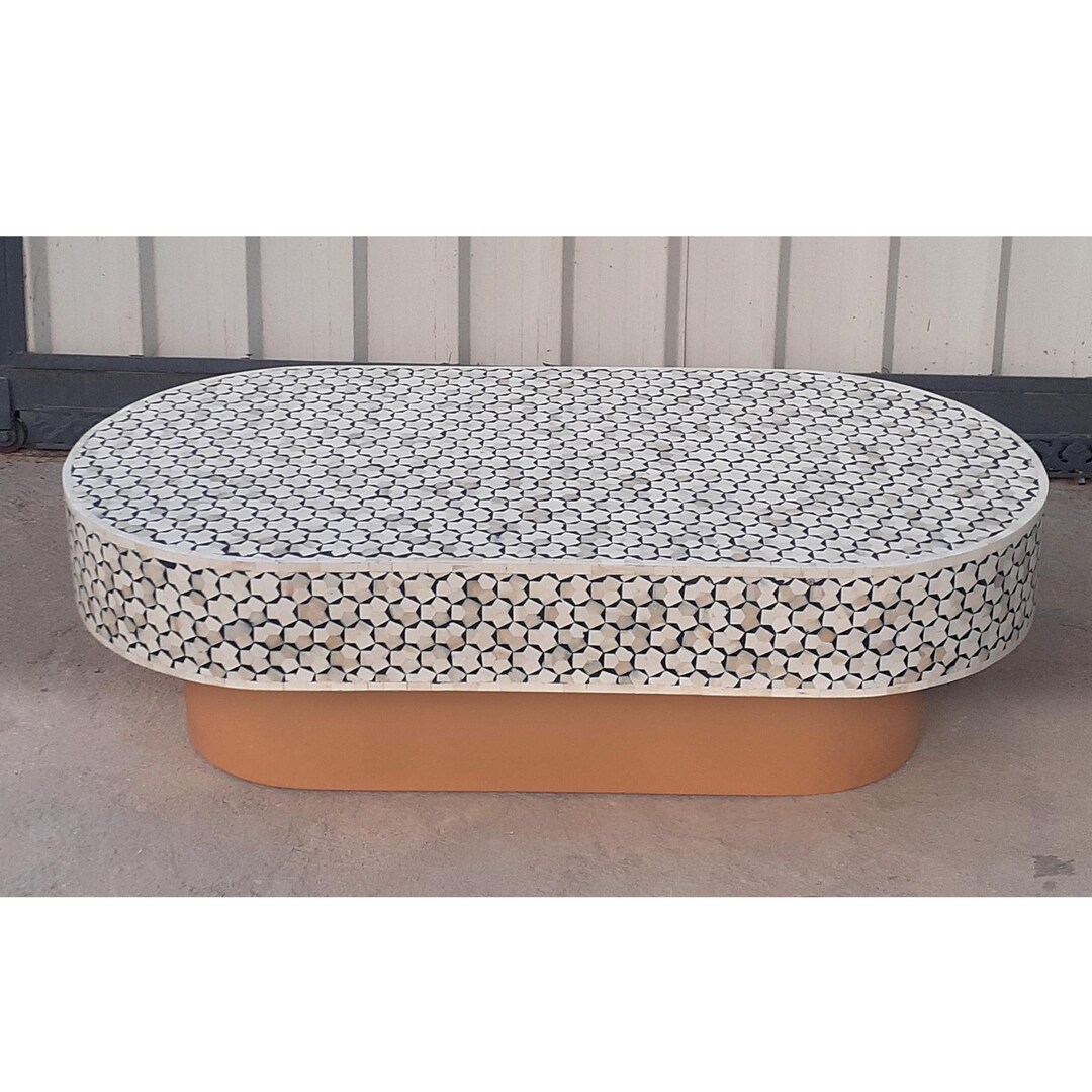 Handmade Bone Inlay Coffee Table - Etsy