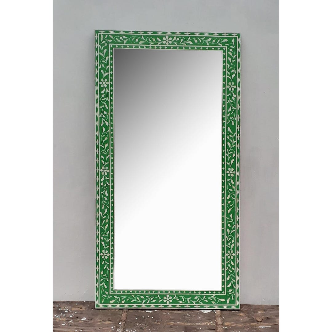 Handmade Bone Inlay Mirror Frame - Etsy