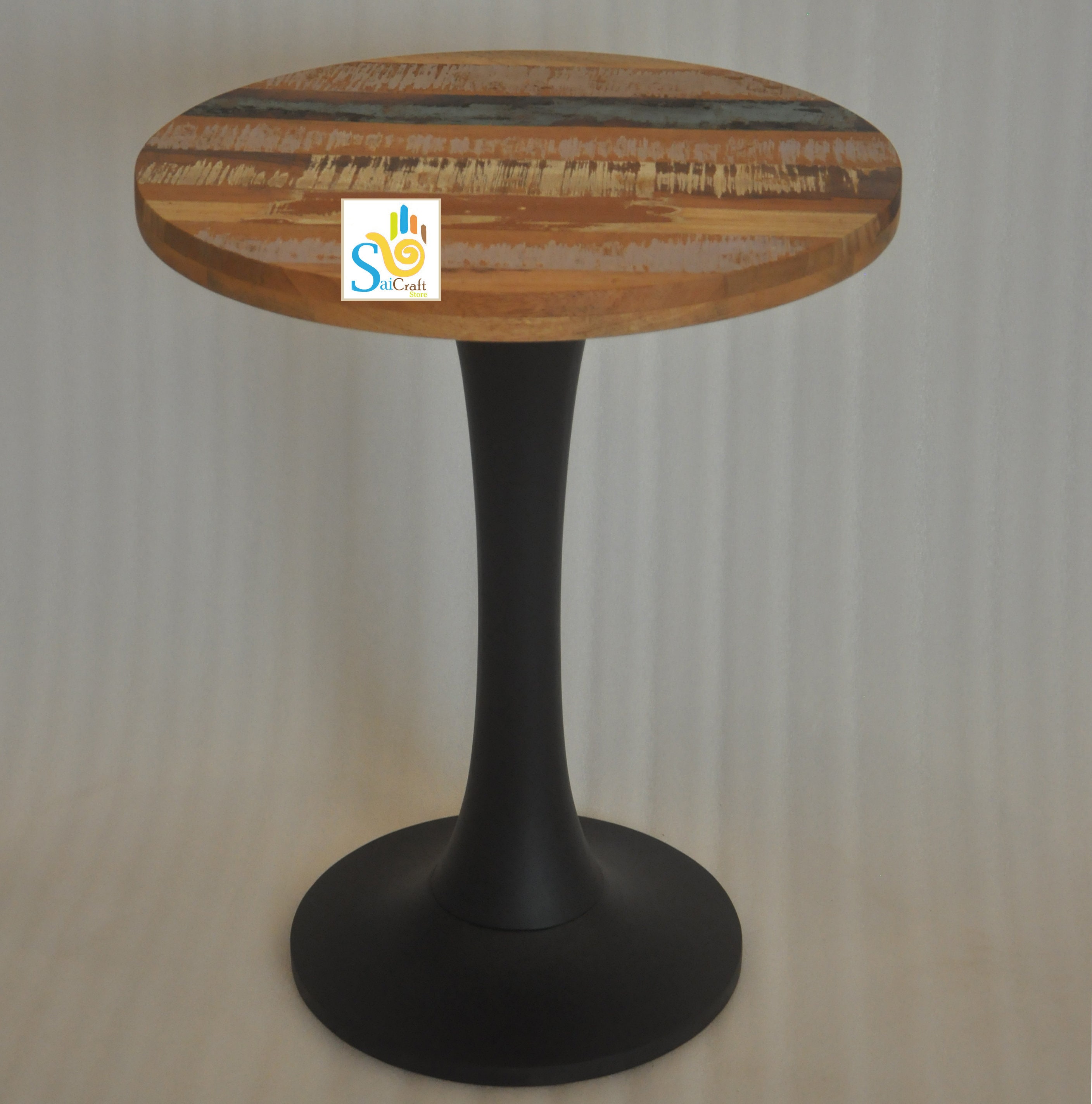 Handmade Rustic Reclaimed Wooden Table Top With Base With Free - Etsy