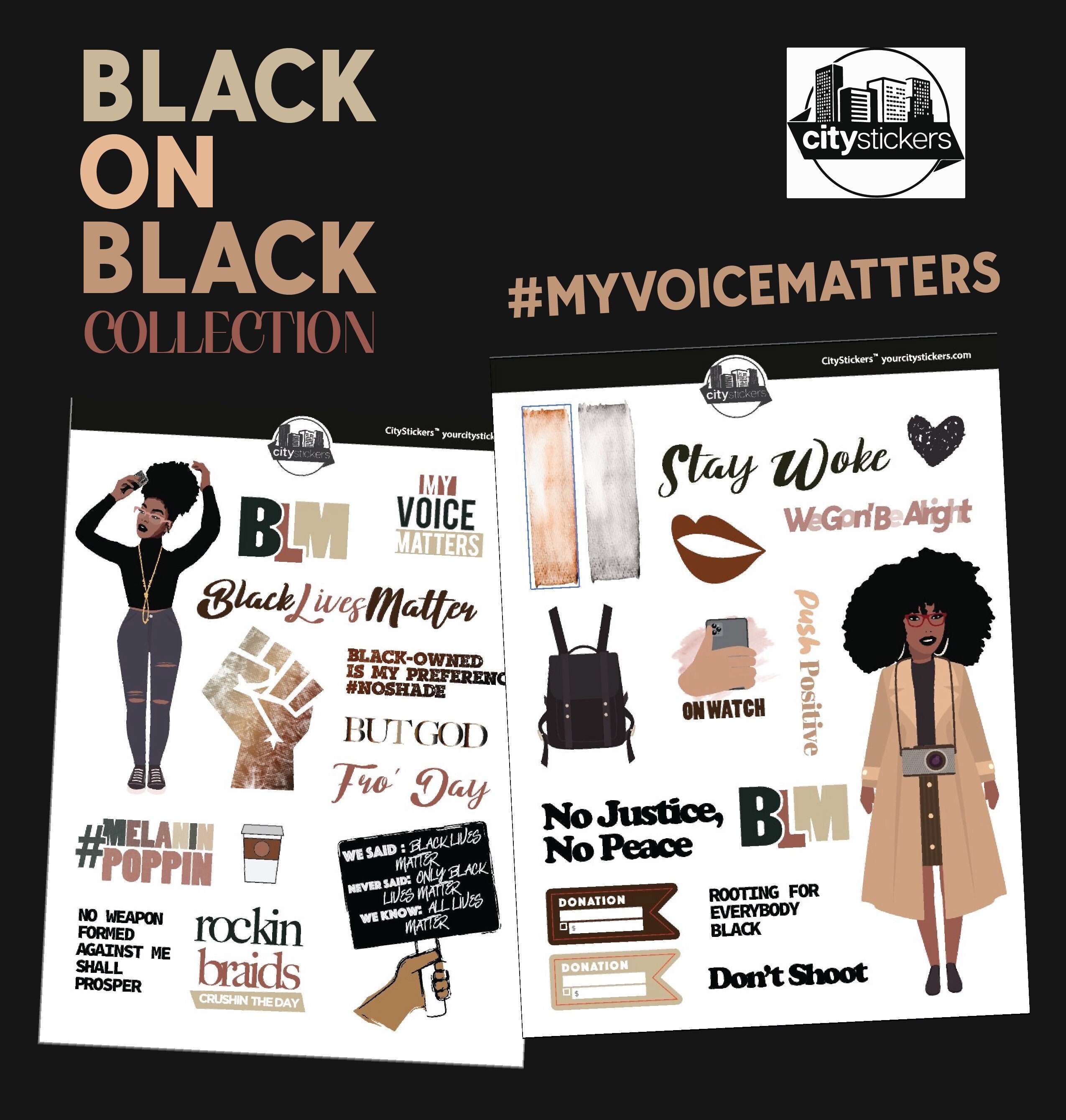 Black Lives Matter Stickers Black Girl Magic Black History - Etsy