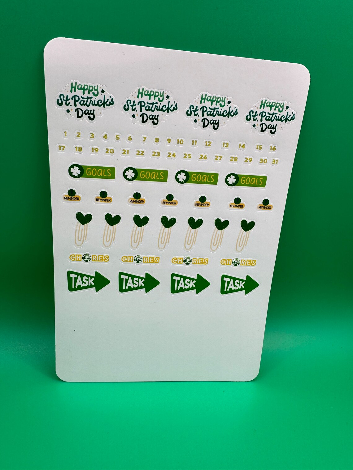 March Stickers, St. Patricks Day Stickers, Lucky Charm, Green Stickers ...