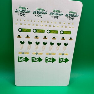 March Stickers, St. Patricks Day Stickers, Lucky Charm, Green Stickers ...