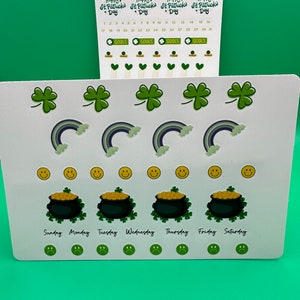 March Stickers, St. Patricks Day Stickers, Lucky Charm, Green Stickers ...