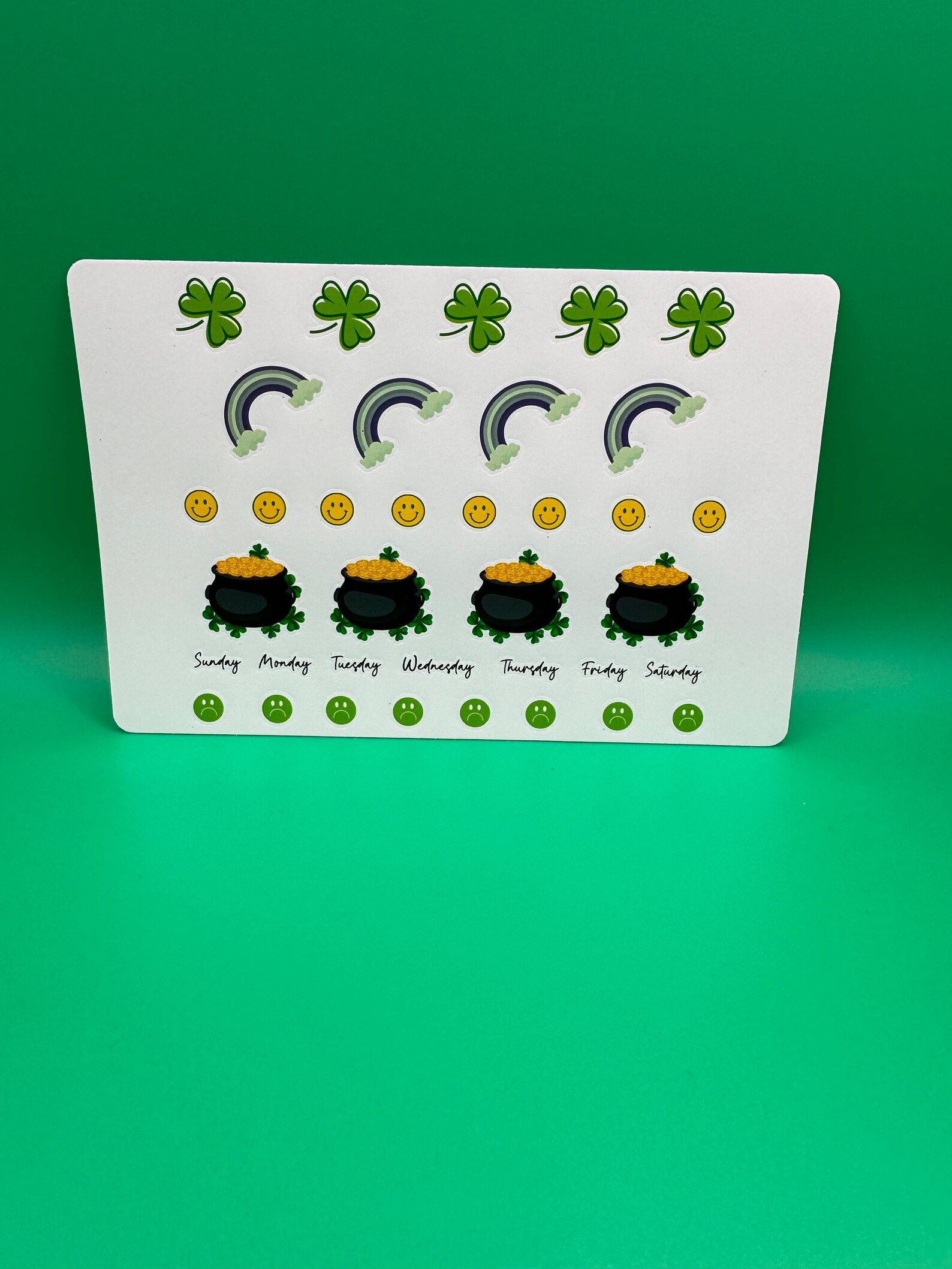 March Stickers, St. Patricks Day Stickers, Lucky Charm, Green Stickers ...