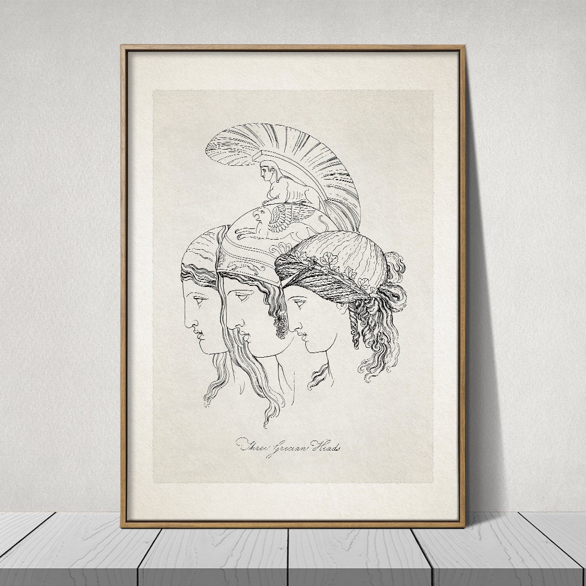 Ancient Greek Mythology Art Print Vintage Greek Etching | Etsy