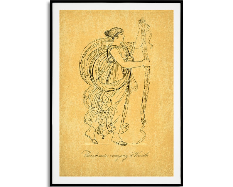 Greek Mythology Wall Art Printable Wall Art Set of 4 Prints - Etsy