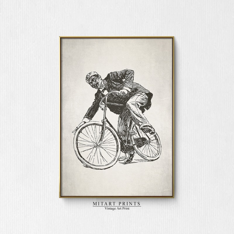 Bicycle Poster Art - Etsy