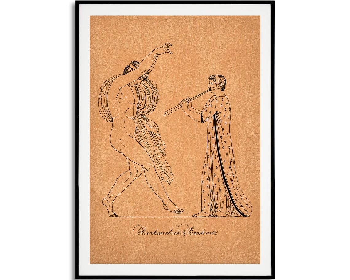 Greek Mythology Wall Art Printable Wall Art Set of 4 Prints | Etsy