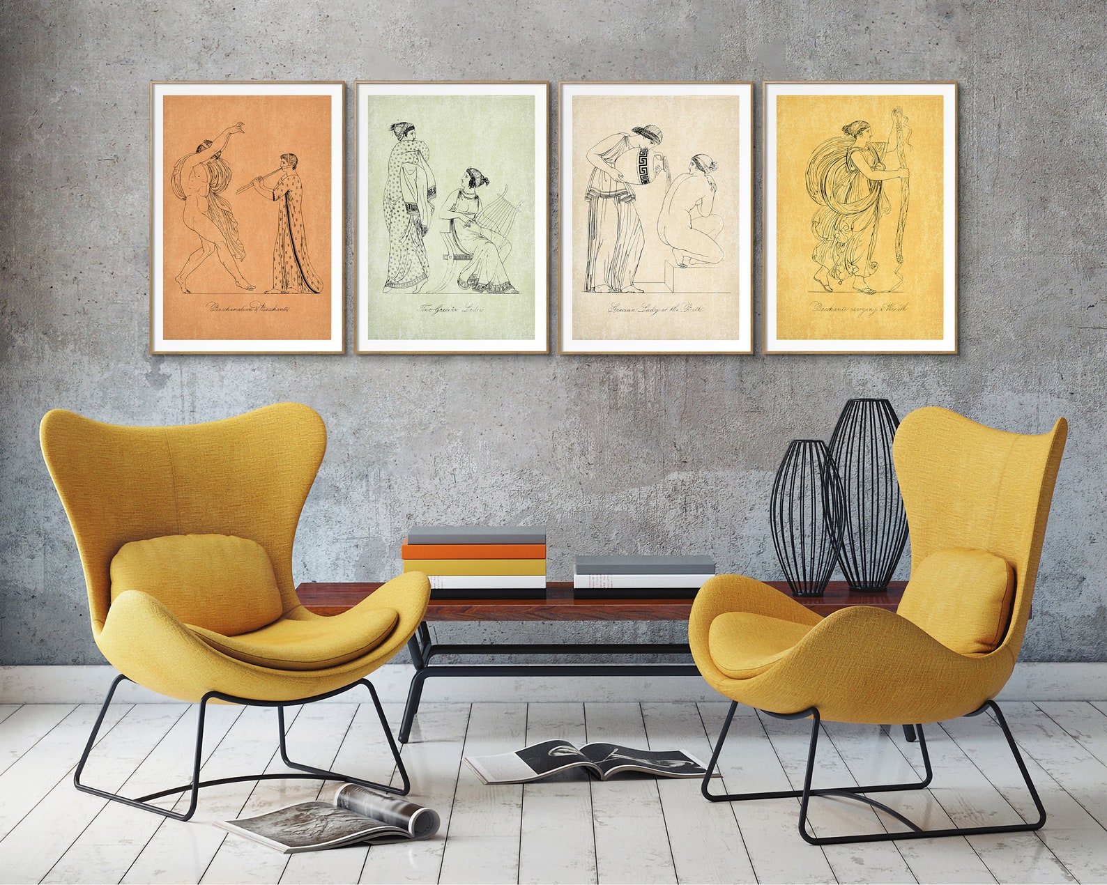 Greek Mythology Wall Art Printable Wall Art Set of 4 Prints - Etsy