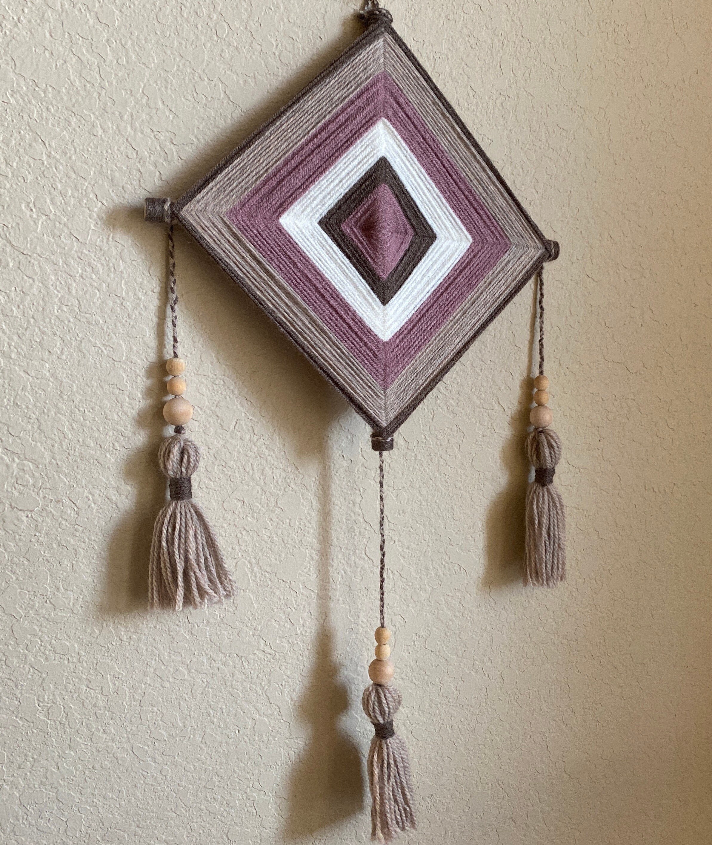 Handwoven God's Eye Wall Hanging – Ojo De Dios Spiritual Decor | Boho ...