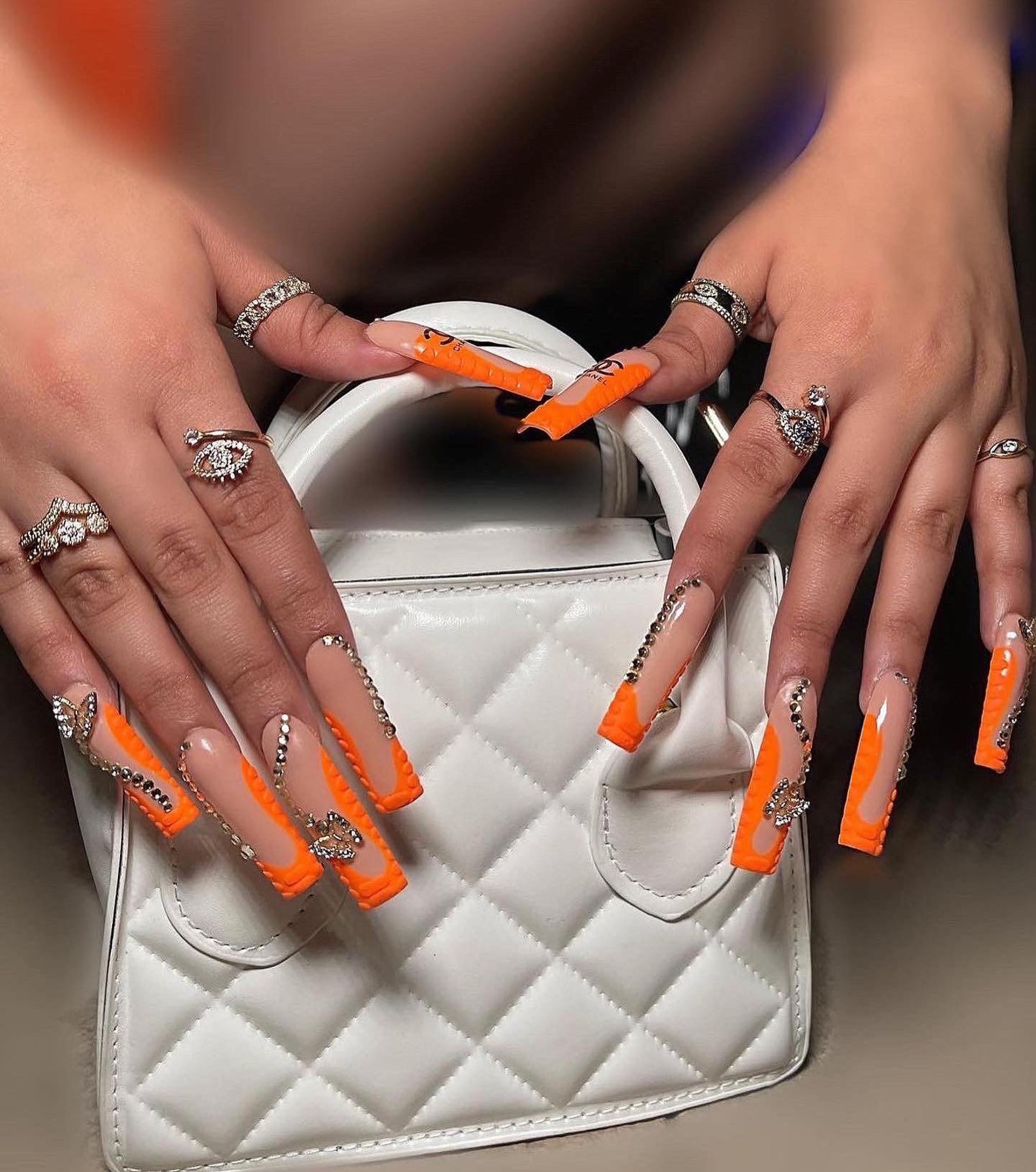 PARADISE Crocodile Press Ons XXL Press Ons 3XL Press Ons - Etsy