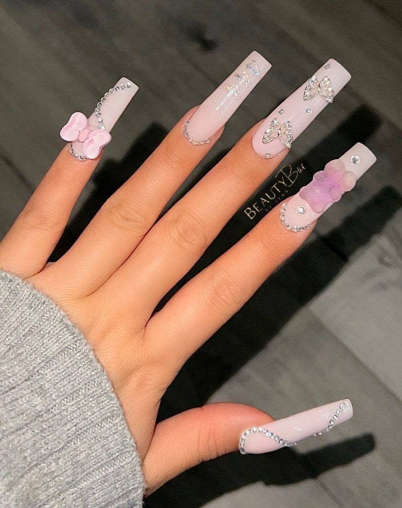 444 ANGEL BABIES PT2 Kawaii Edition Press on Nails - Etsy