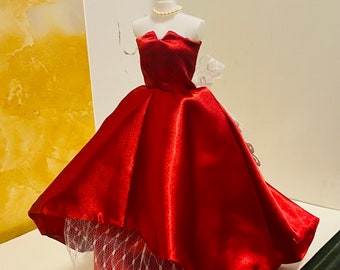 Red Doll Dress | Etsy