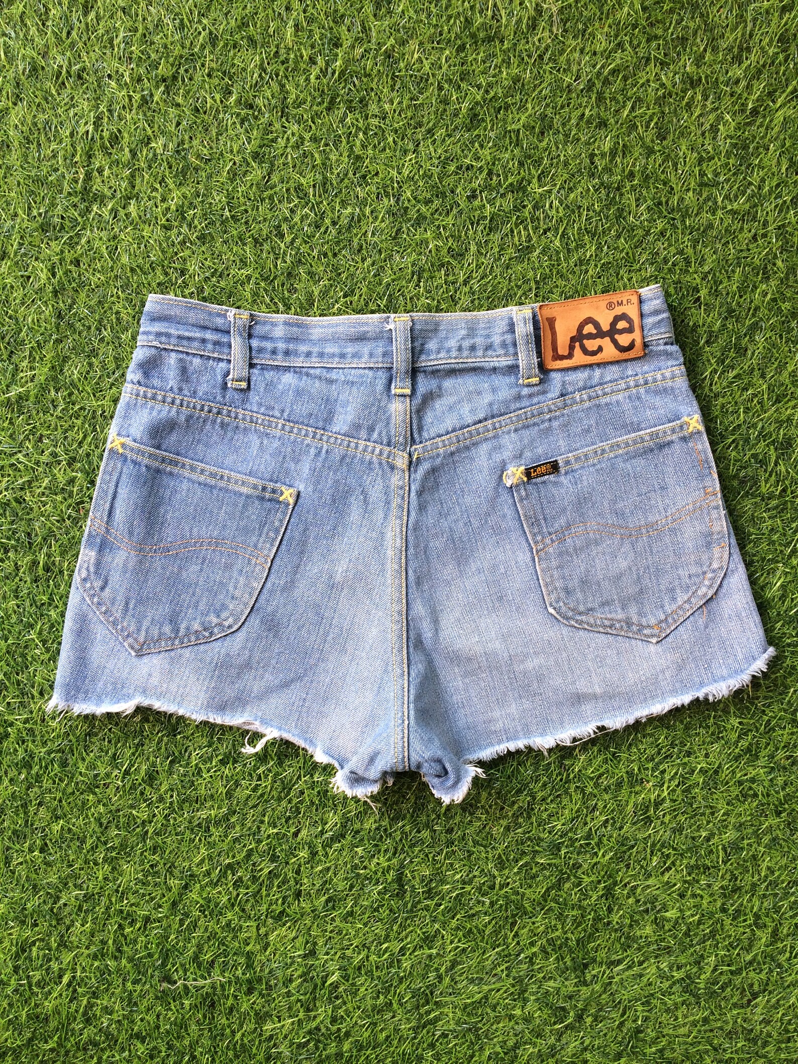 Size 31 Lee Cutoff Denim Vintage 80s Cut off Shorts - Talon Zipper ...