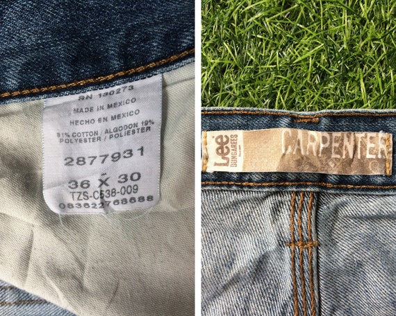 W35 L30 Vintage Lee Carpenter Workwear Plus Size Denim Pants W35 L30 Vintage Lee Carpenter Workwear Plus Size Denim Pants