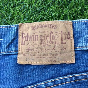 Vintage Edwin Mom Jeans, W29 L31, High Waist Tapered Denim - Etsy