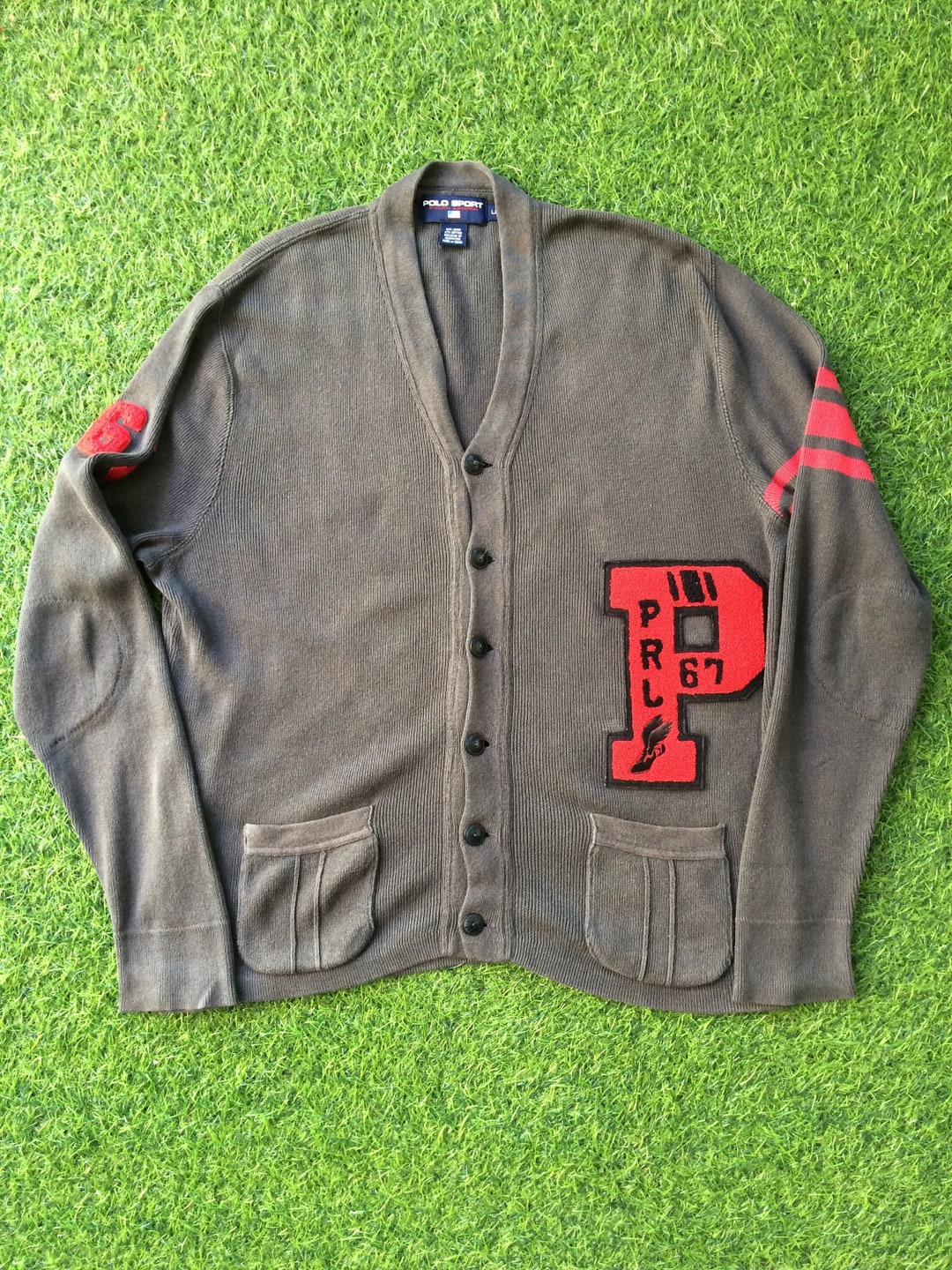 Polo Ralph Lauren P-wing Oversize Cardigan - Etsy