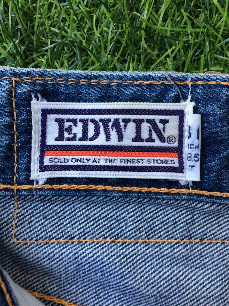 Vintage Edwin Mom Jeans, W29 L31, High Waist Tapered Denim - Etsy