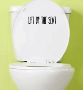 Toilet Seat Sign