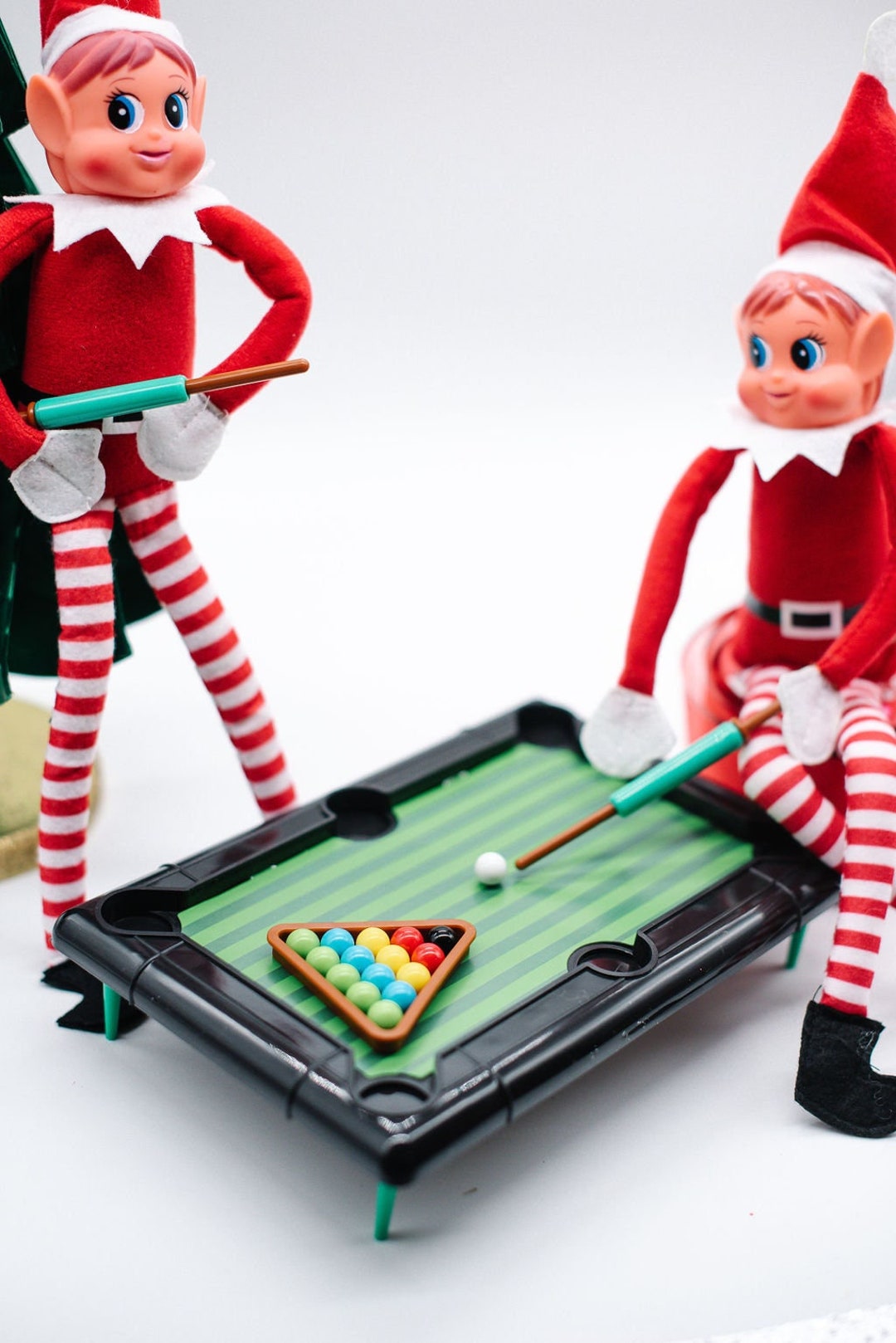 Christmas Elf Pool Table Game, Elf Prop, Christmas Elf Kit, Holiday Elf ...