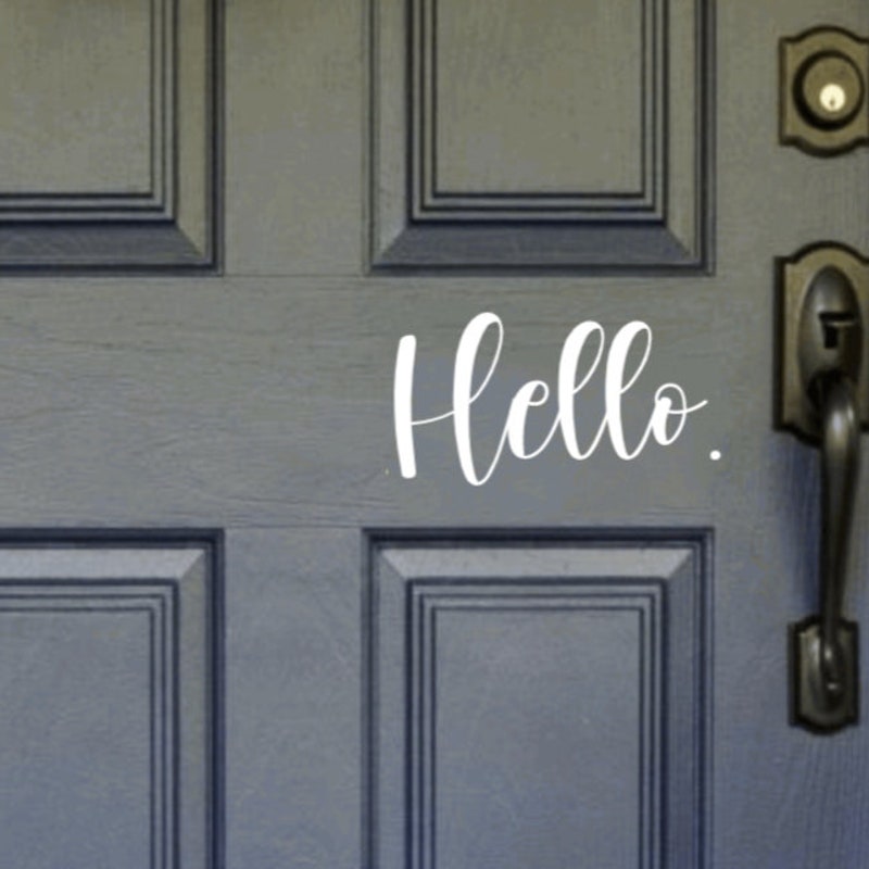 Door Vinyl Decal - Etsy