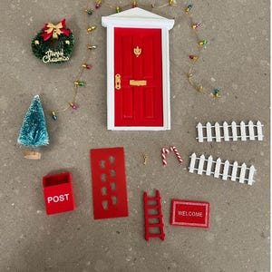 Christmas Elf Door, Magic Elf Door, Elf Accessories, Elf Doll, Elf ...