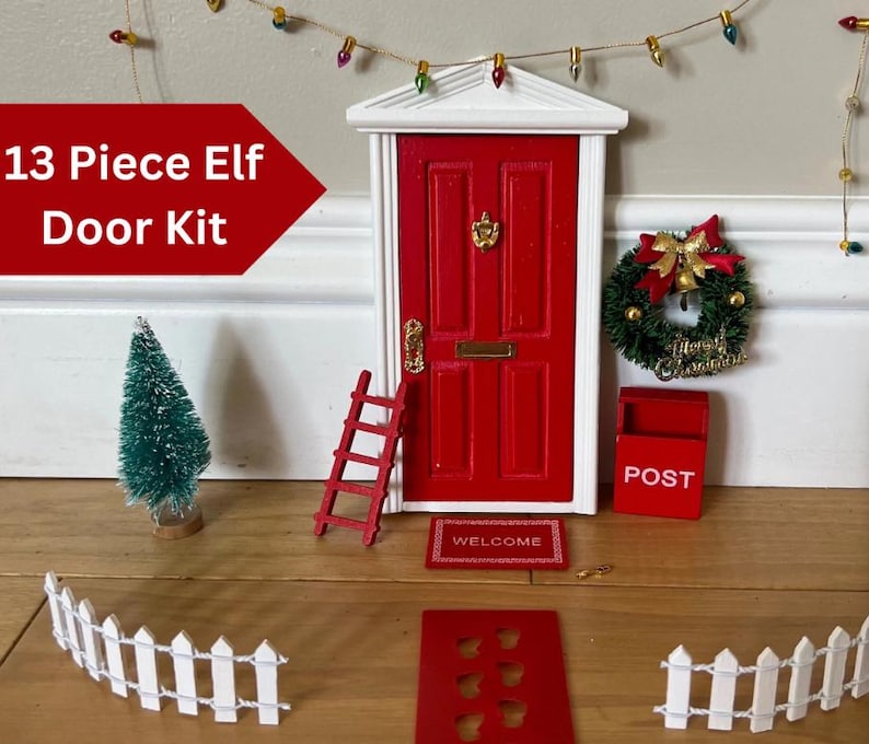 Christmas Elf Door, Magic Elf Door, Elf Accessories, Elf Doll, Elf ...