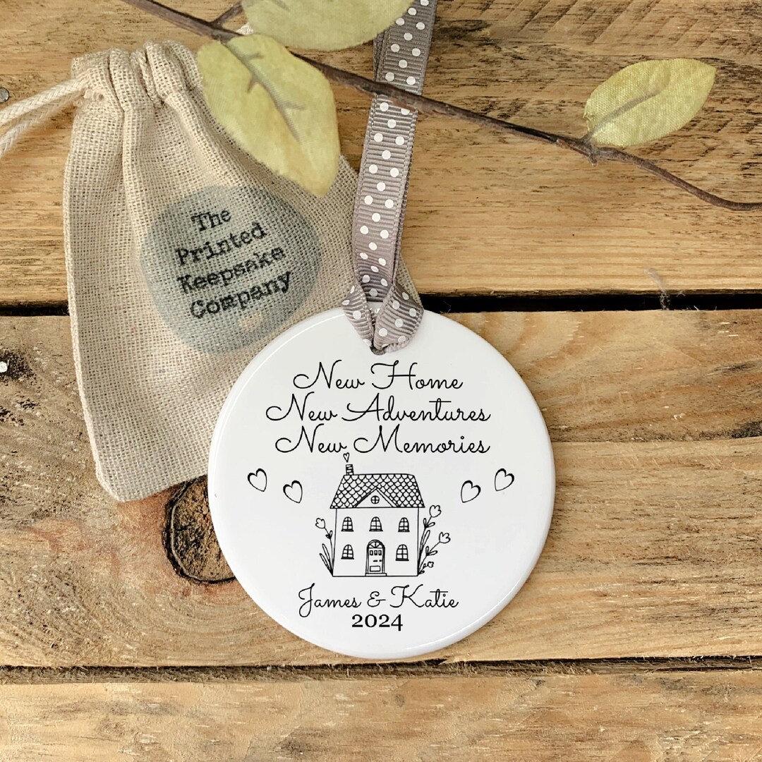 New Home Gift, Personalised New Home Ornament, Housewarming Gift, New ...