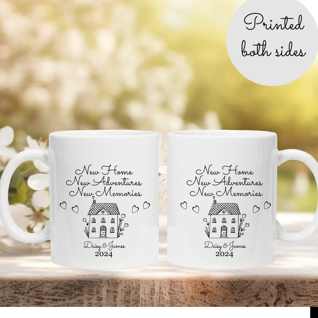 New Home Gift, Personalised New Home Mug, Housewarming Gift, New Home ...