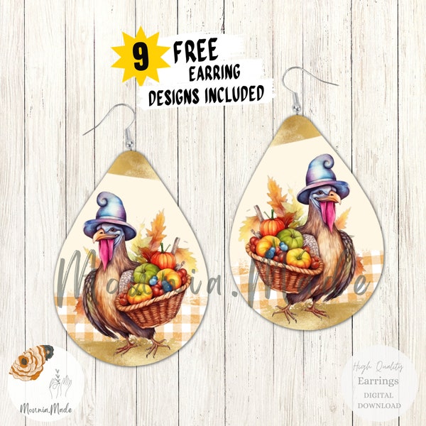 Thanksgiving Earrings - Etsy