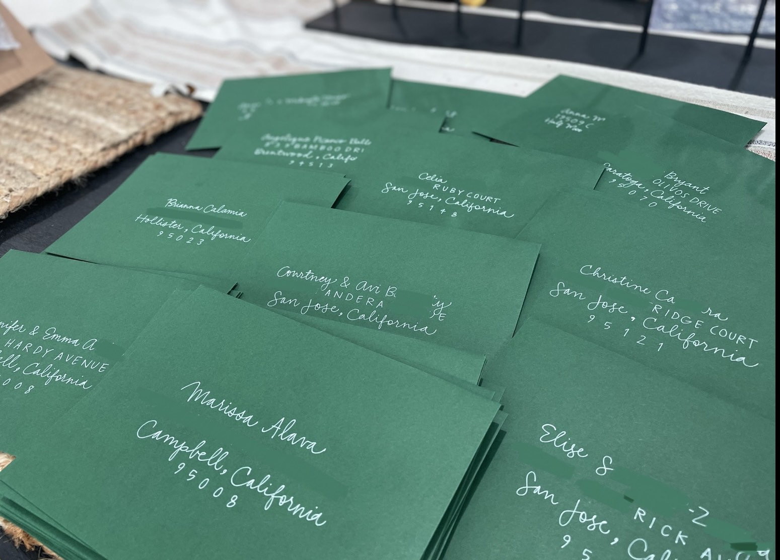 Envelope Calligraphy Hand Written Addressed Custom Envelopes - Etsy
