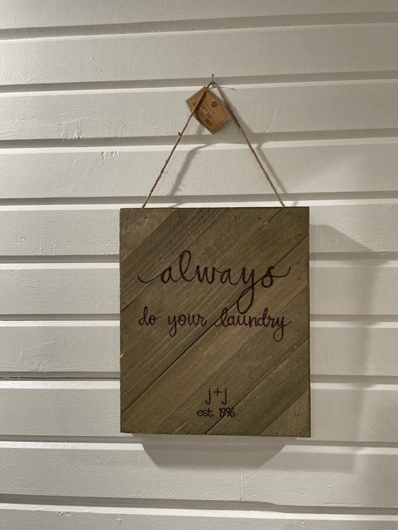 Custom Made to Order Wood Burned Sign - Etsy