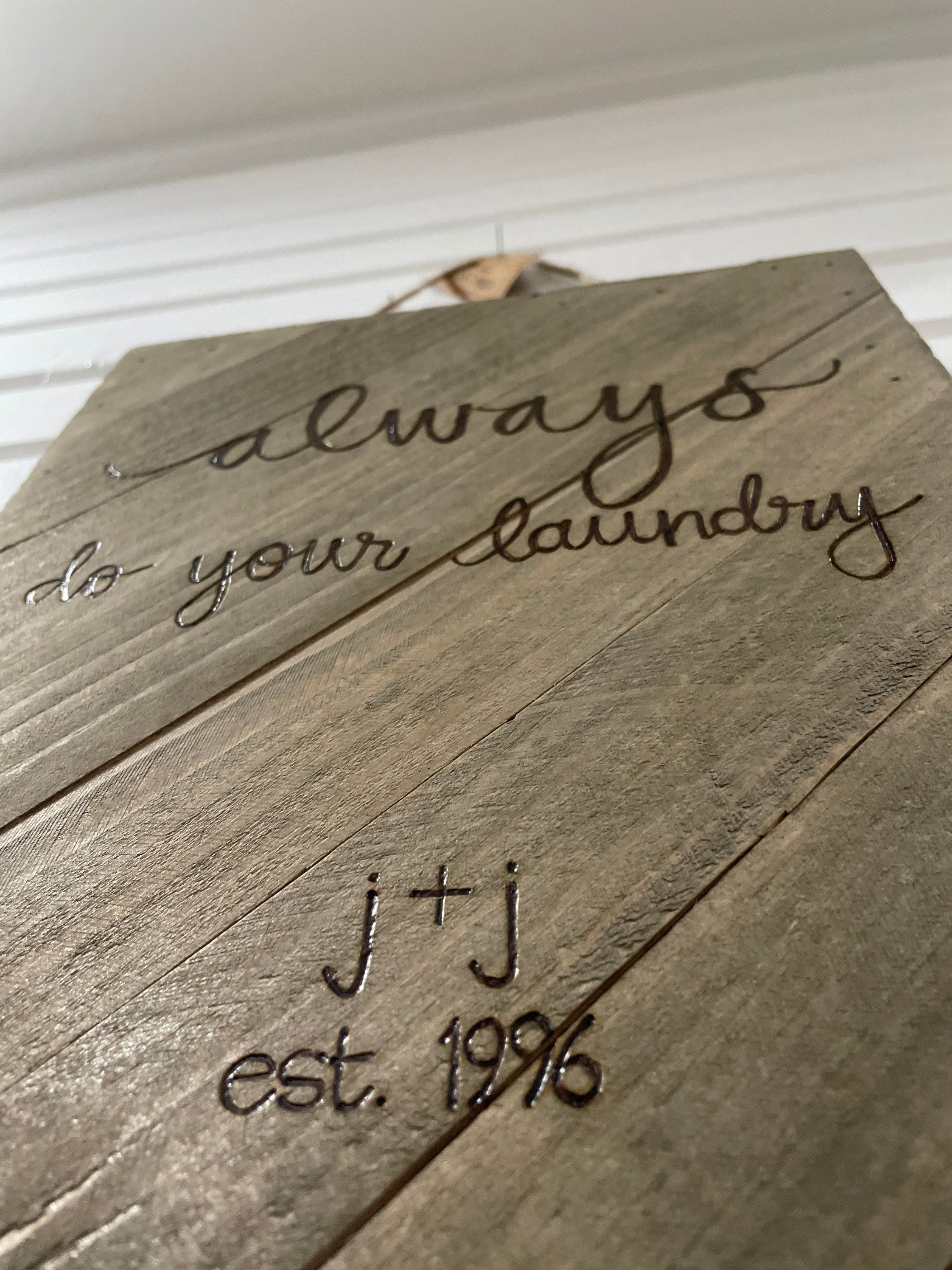 Custom Made to Order Wood Burned Sign - Etsy