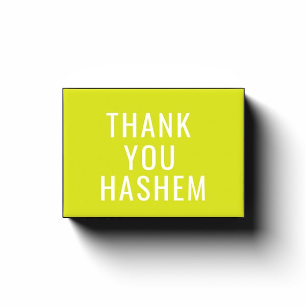 Thank You Hashem - Etsy