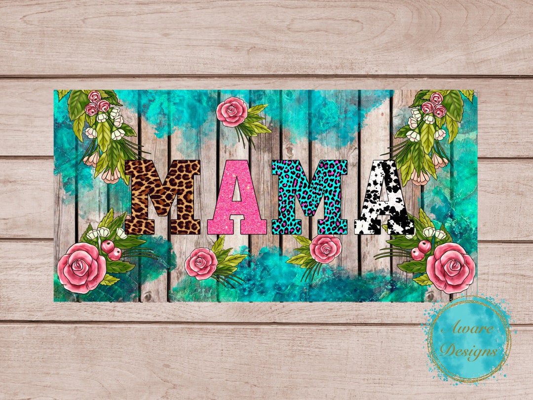 Mama License Plate Mama Car Tag New Mom License Plate Car Front Plate ...