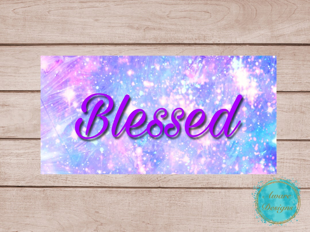Blessed License Plate Custom License Plate Front Car Tag Personalized ...