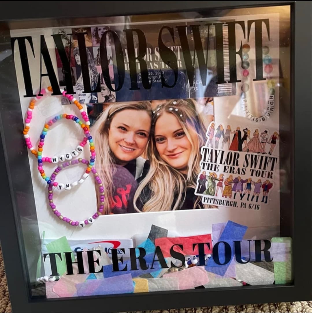 Eras Tour Inspired Keepsake Box. Shadow Box, Memory Storage, Taylor ...