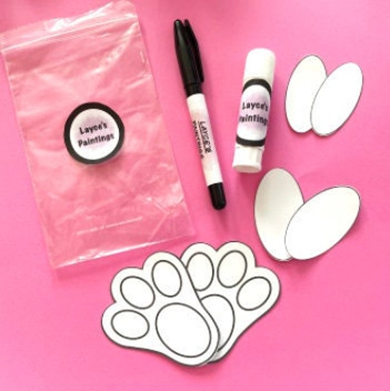 Easter Bunny Treat Bag Kids Craft Kit | Etsy