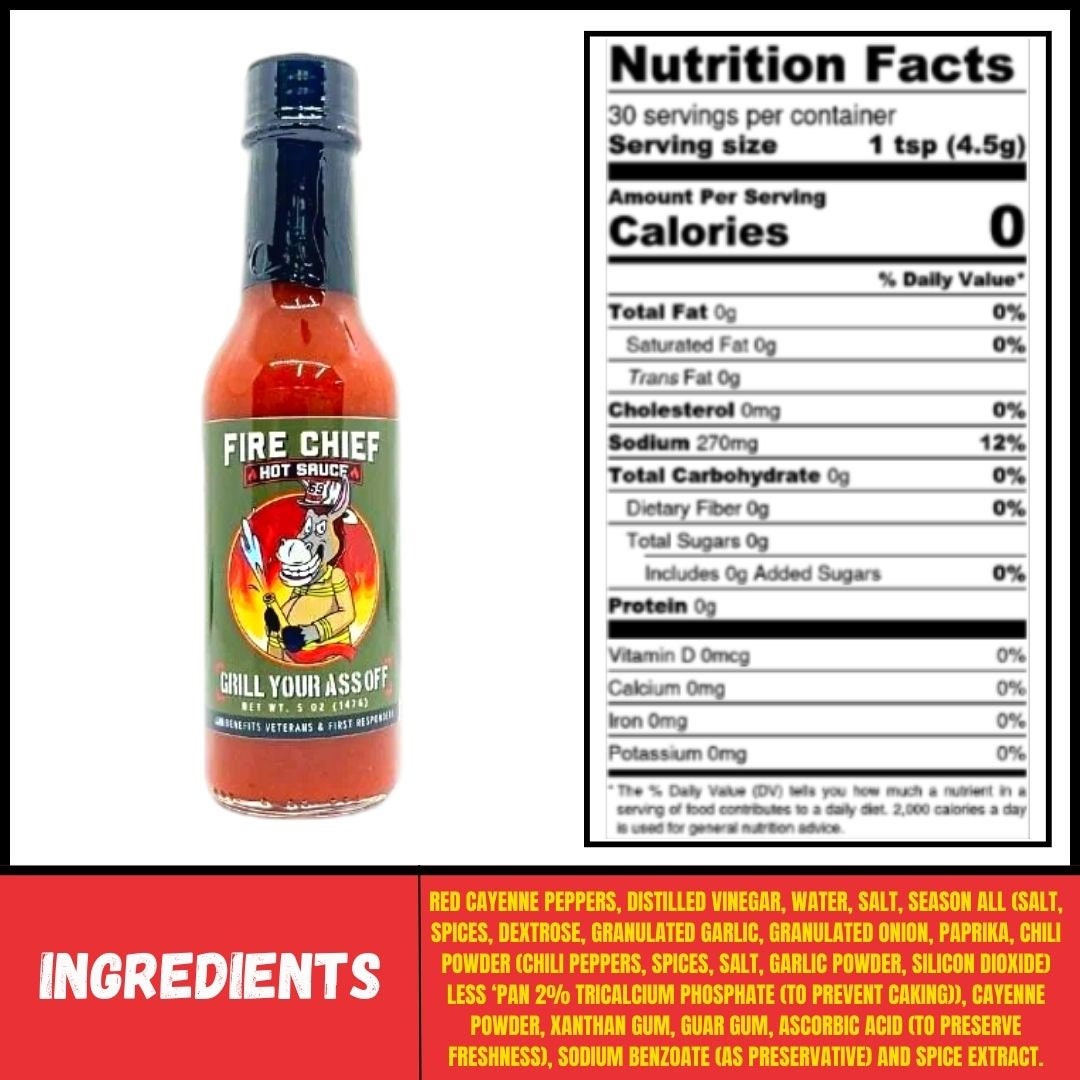 Fire Chief Hot Sauce - Etsy